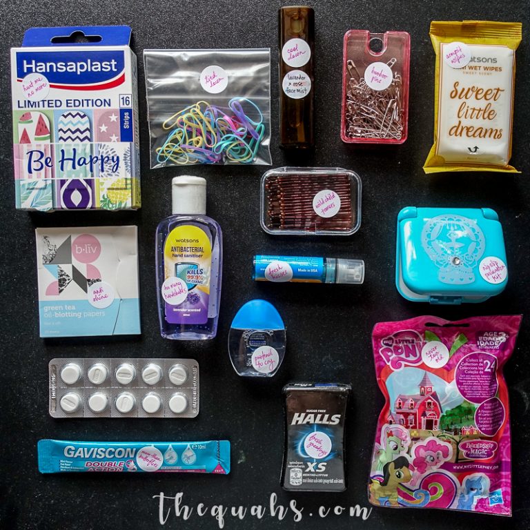 Putting together a Bride Survival Kit as a personal gift | theQuahs.com